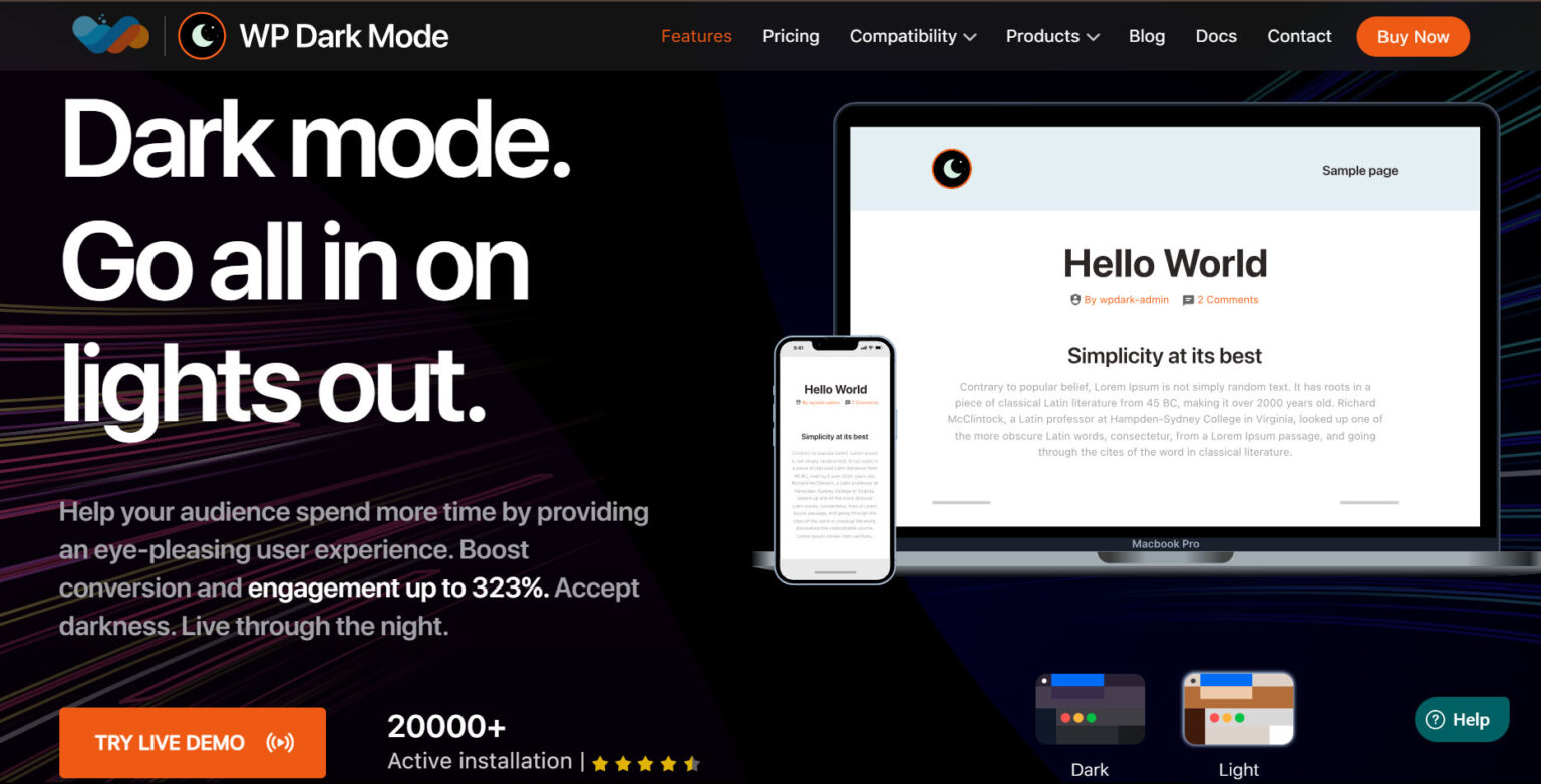8 Best WordPress Dark Mode Plugins In 2025 | CodeConfig